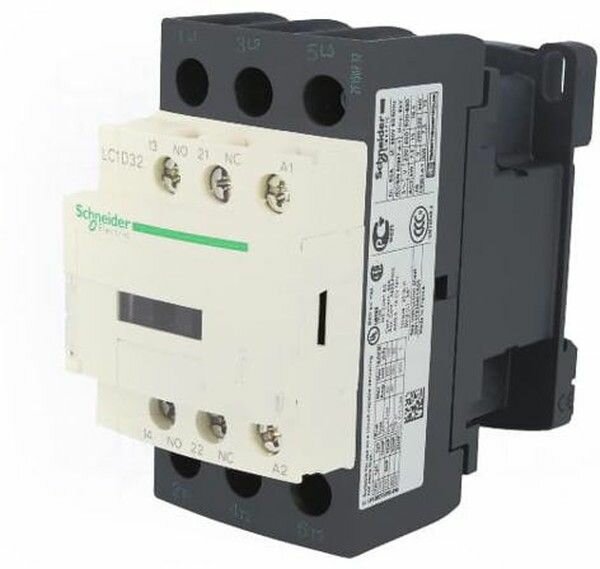 LC1D32P7 Schneider Electric, Контактор 3п, 32A AC-3, Uкат. 230V AC, доп. контакты: 1но+1нз.