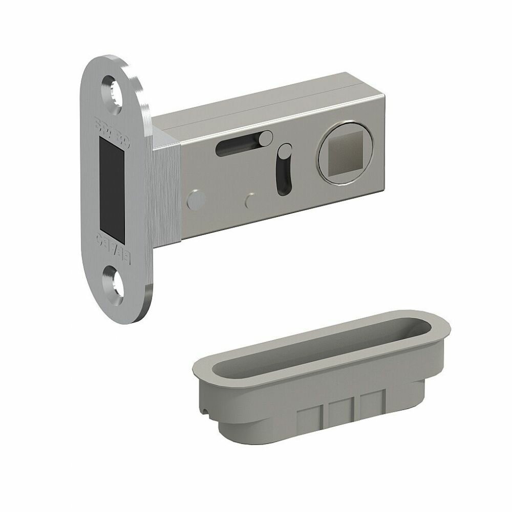 Дверная Защелка Bravo Bravo M-1 SC МатХром для Межкомнатных Дверей / Браво.*