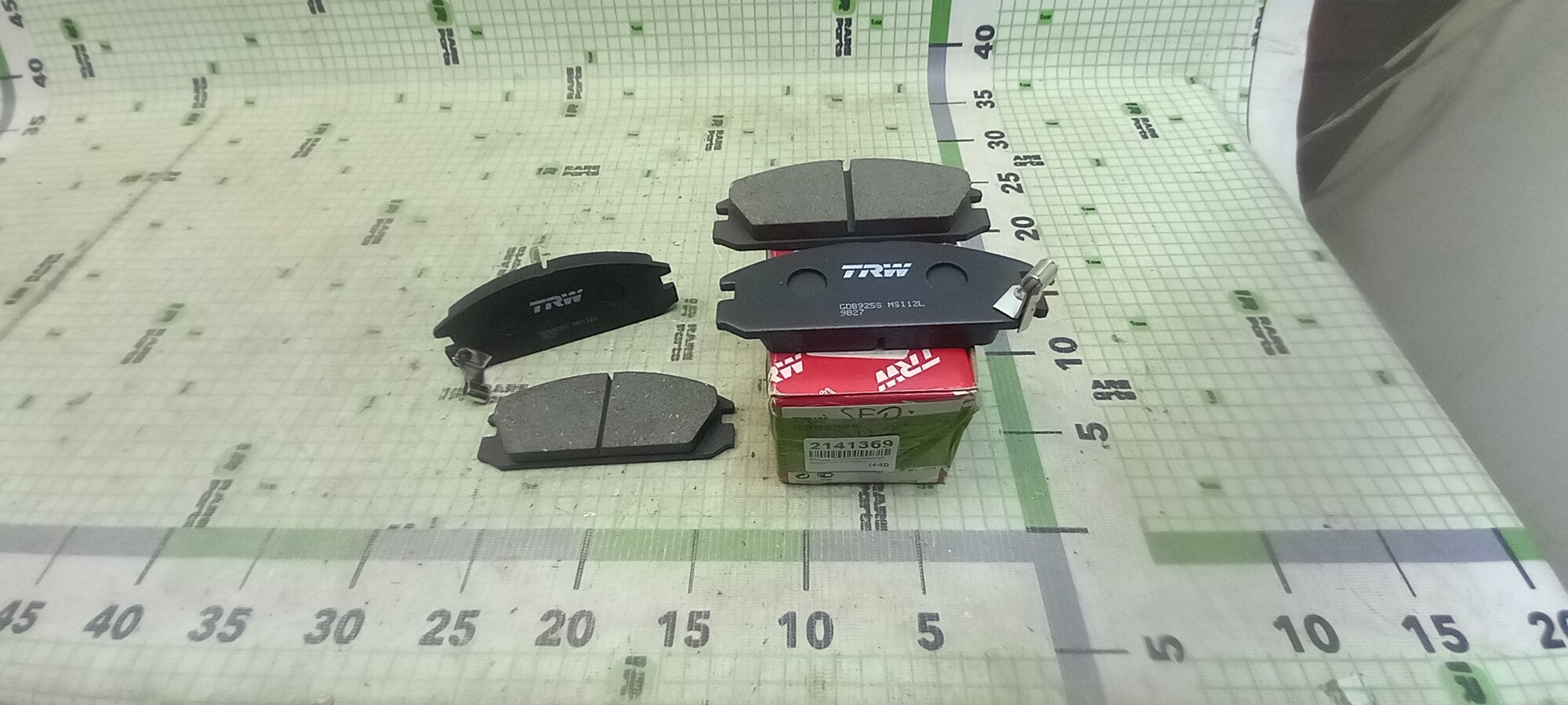 Колодки тормозные передние Honda Civic Crx Integra