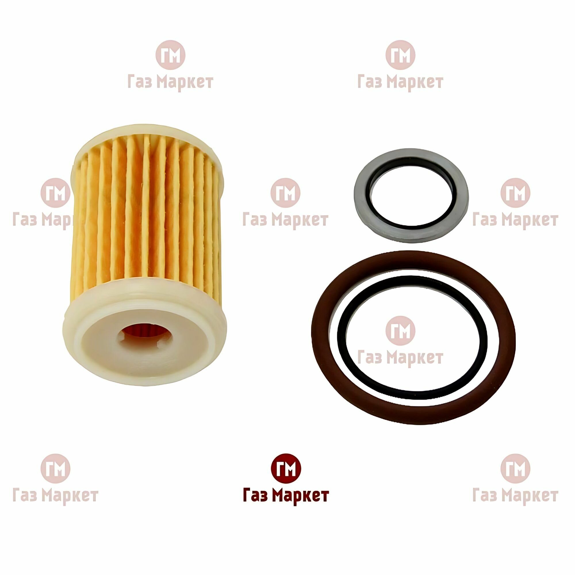 ГБО фильтр / ремкомплект клапана газа EMER Palladio с кольцами / высокий