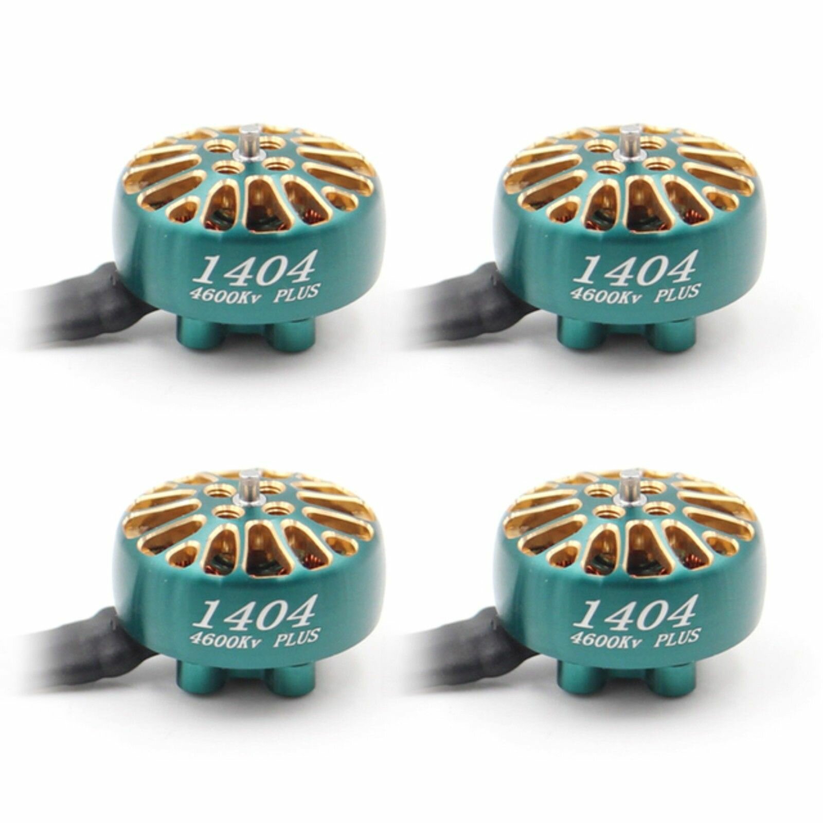 4PCS LANNRC 1404 PLUS 4600KV Бесщеточный двигатель 2 4S Lipo Диаметр вала 1,5