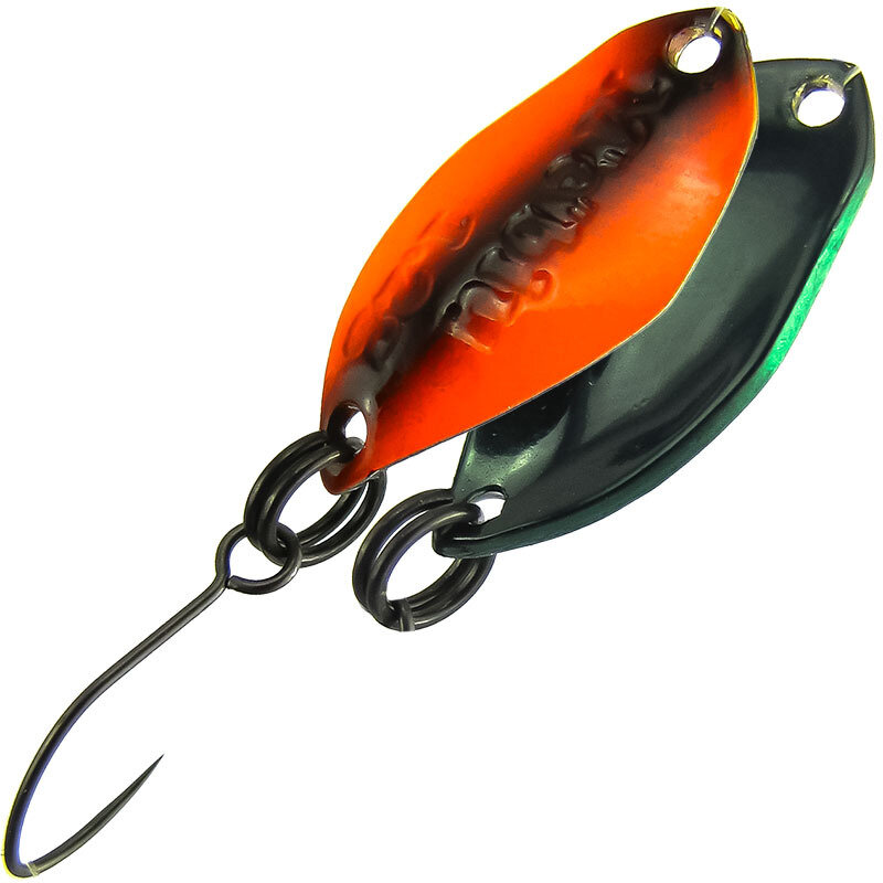 Блесна из латуни на форель, покрыта золотом и серебром RB Мебиус Blade 1,2гр - 373