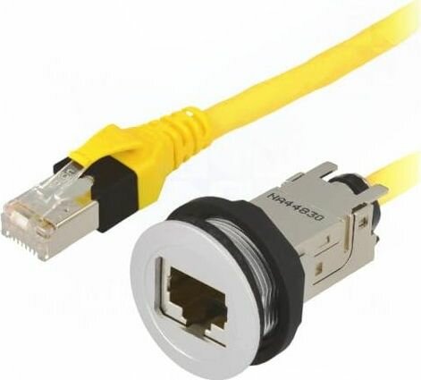 Разъем HARTING 09454521501 Гнездо RJ45 22мм IP20 -25-70 град. C dотв -22,3мм Дл. провода 0,2м, 1 шт