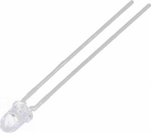Светодиод OSRAM SFH 4350 ИК-передатчик 3мм 860нм прозрачная 200мВт 13 град. THT 100мА 1шт