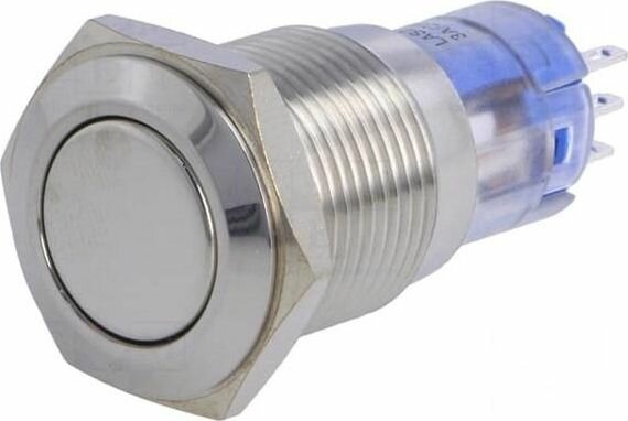 Переключатель BULGIN MP0045/1E0NN000 Переключатель: антивандальный Пол: 2 DPST 3A/250ВAC OFF-ON 1шт