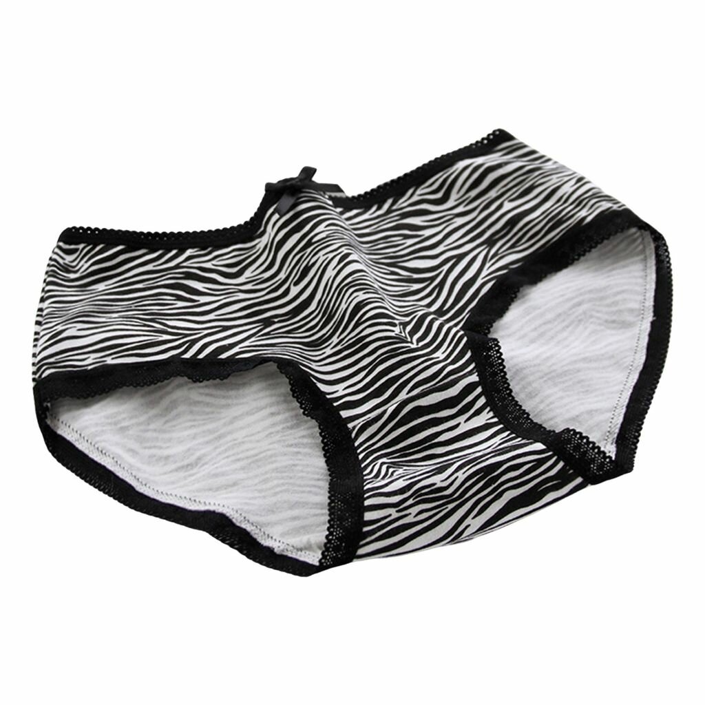 Леопардовые Трусики в стиле Королевской Сестры-Узор "Зебра"-XL