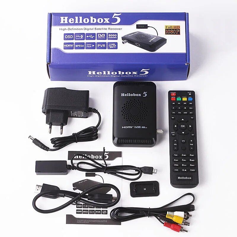Спутниковый ресивер Hellobox 5 V5 Plus, EU Plug, No Wifi
