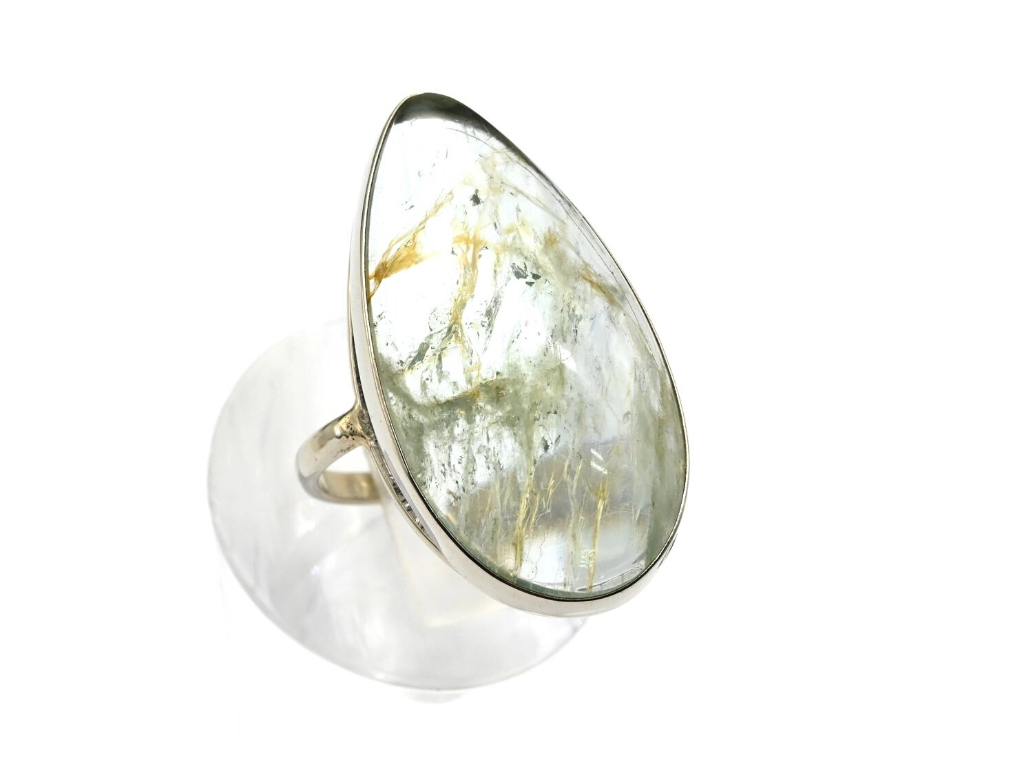 Кольцо, аквамарин