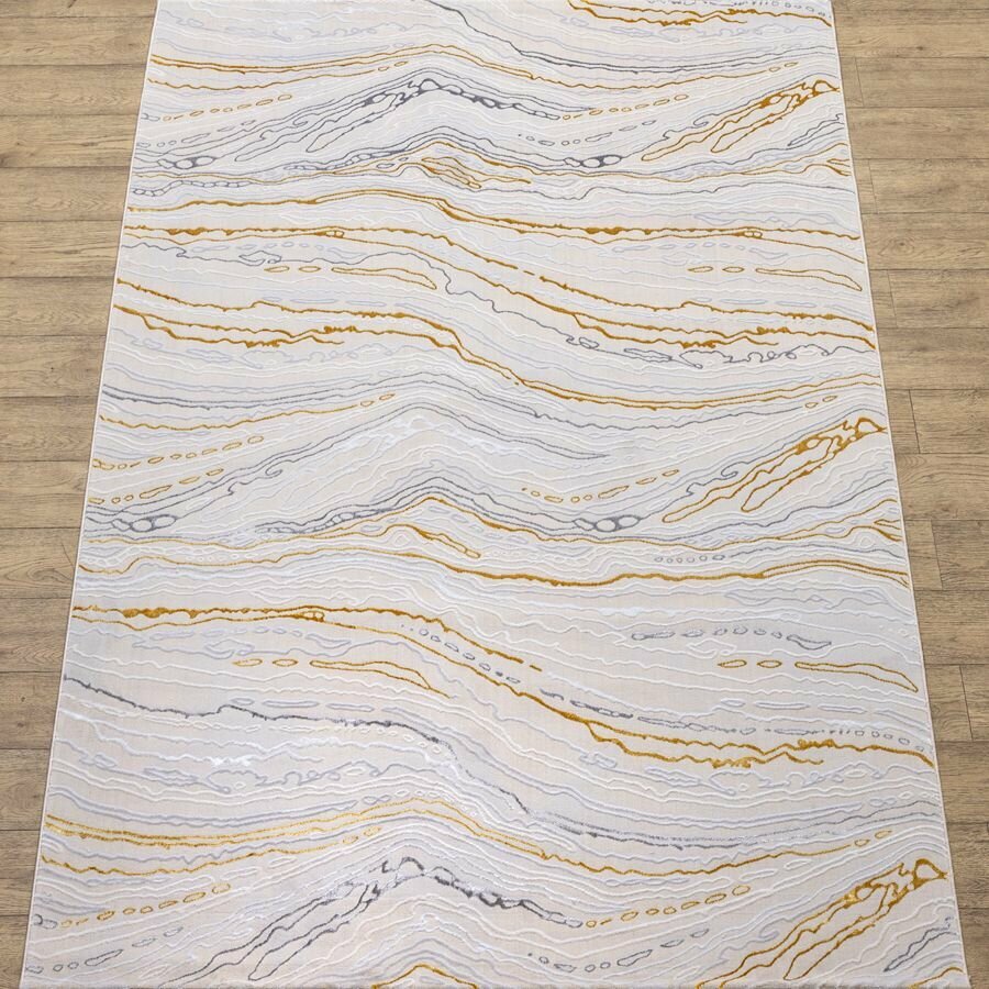 Ковер Турецкий Aruna дизайн F592AS цвет BEIGE / GOLD 2x2.9м RAS