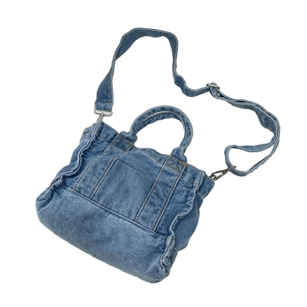 Женская джинсовая сумка через плечо, женская сумка-тоут, сумка-мессенджер, сумка-клатч