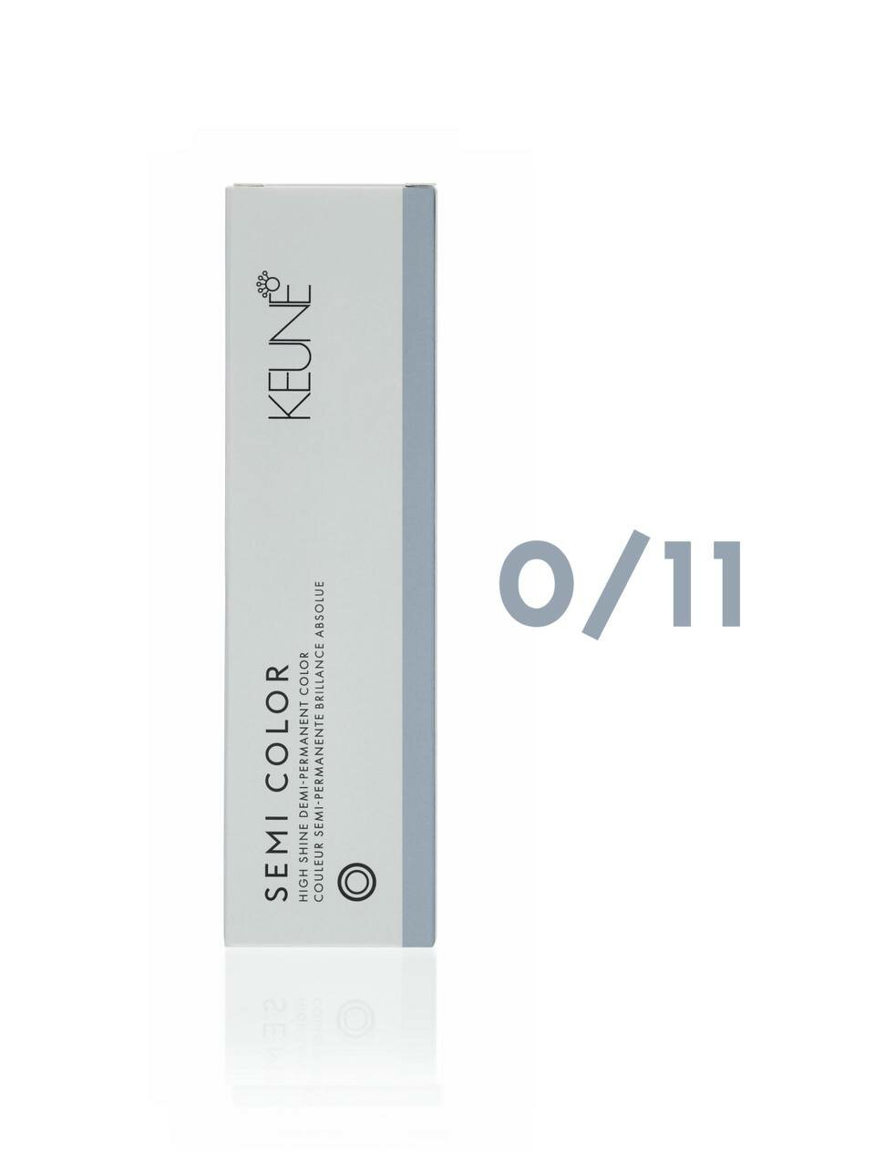 Keune Semi Color 0.11 - Полуперманентная краска для волос пепельно-голубой 60 мл