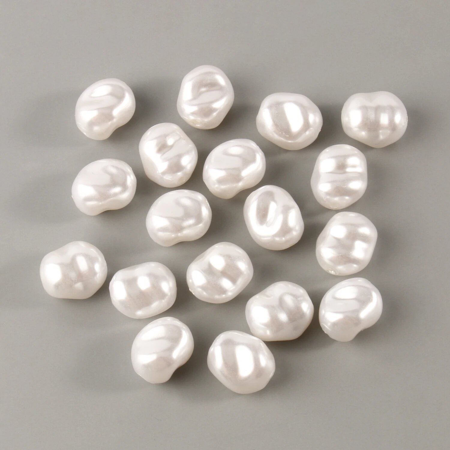 Бусины барокко, жемчуг, 16x10mm, 10шт