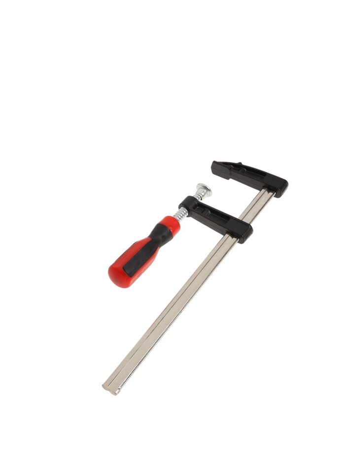 Струбцина F-образная усиленная тундра, тавровый профиль, 2К рукоятка, 250×50×300 мм