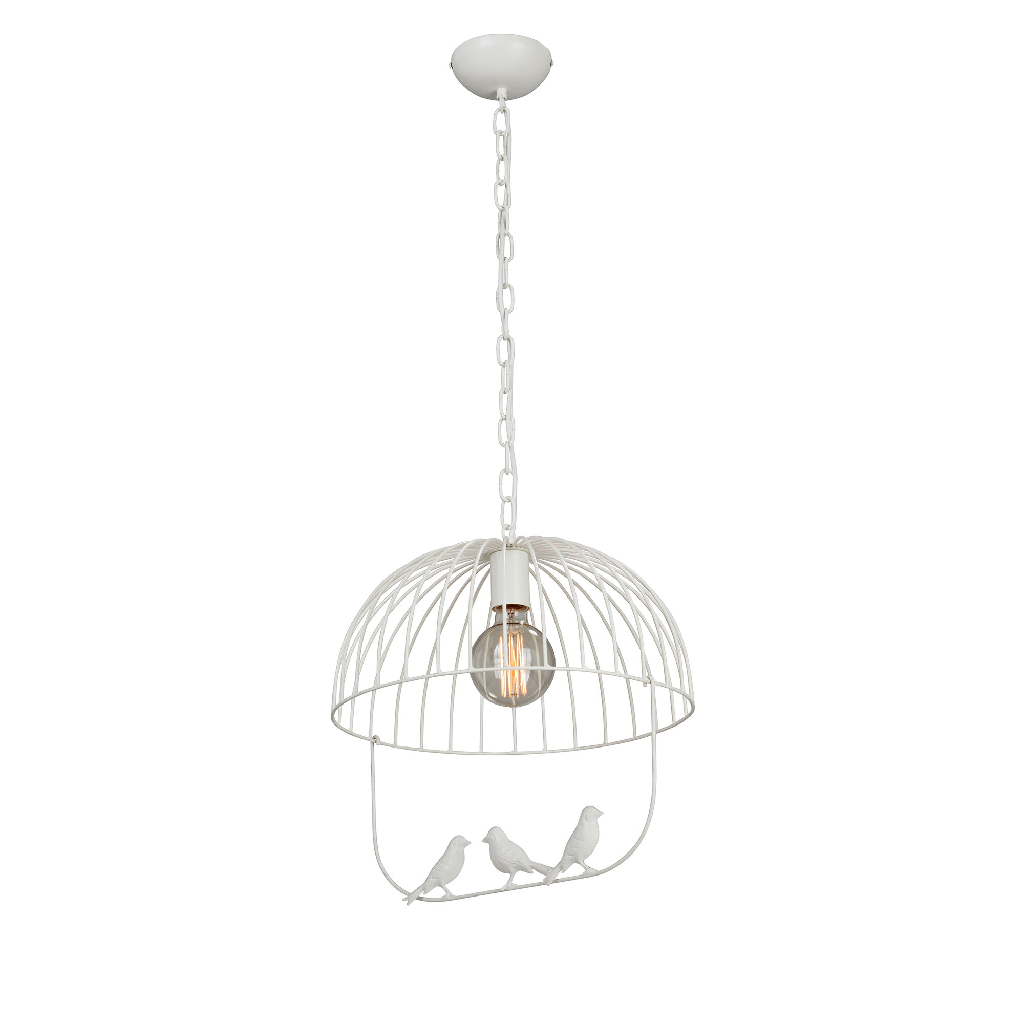 Подвес Vitaluce V2915-0/1 , 1 лампа 3м2, Е27, 40Вт, цвет бело-бежевый матовый.