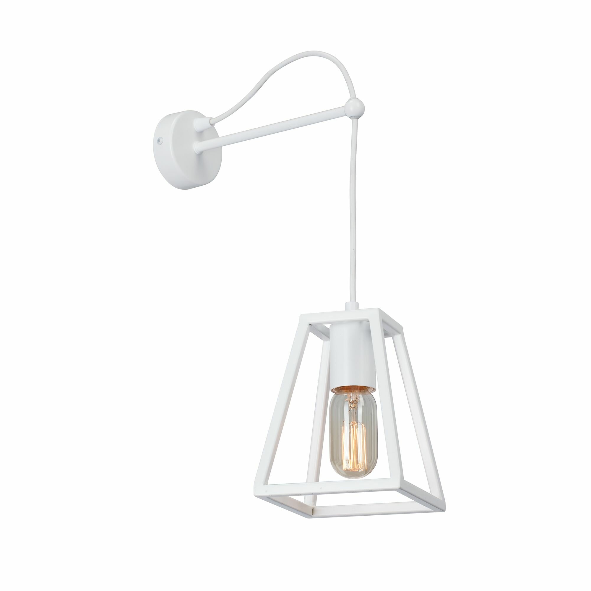 Бра VITALUCE V4464-0/1A, 1xE27 макс. 40Вт цвет белый, площадь освещения до 3 м² %распродажа!%