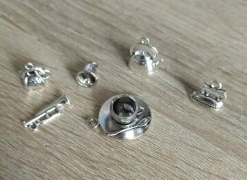 Набор миниатюр для ватной игрушки, куклы, 6 шт, металл