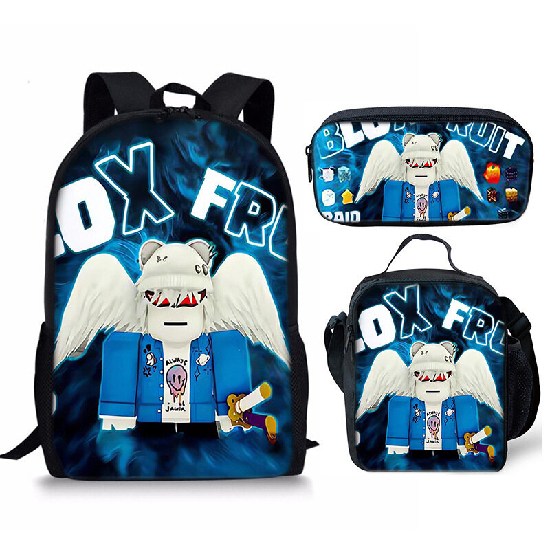 Рюкзак школьный + сумка через плечо + пенал-3 и 1 Сумка школьная мальчика для девочки подарок- Roblox