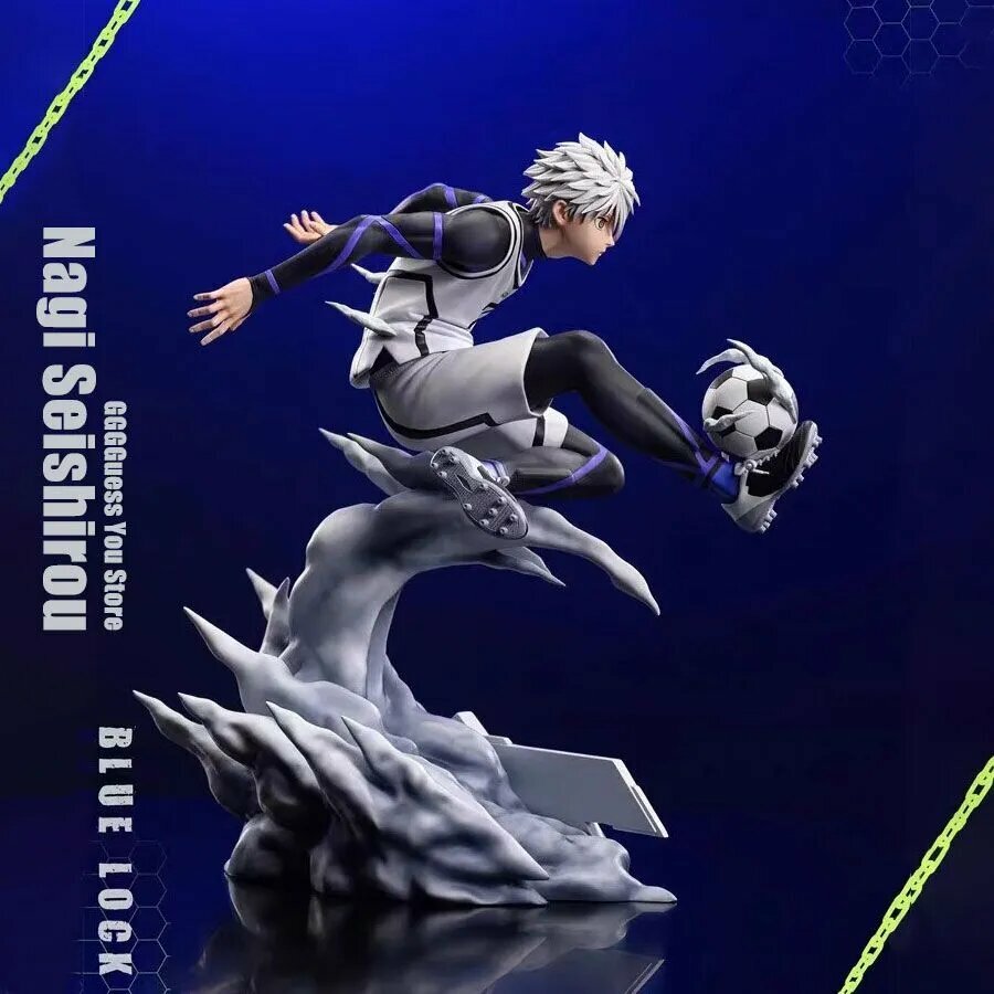Аниме фигурка Blue Lock Nagi Seishirou 21cm (Содержит коробку)