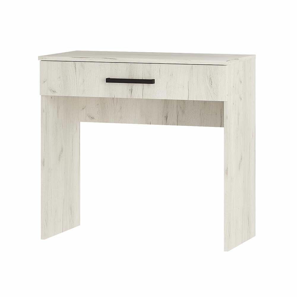 Косметический стол Фиеста, туалетный столик, ЛДСП Дуб крафт белый, БТС