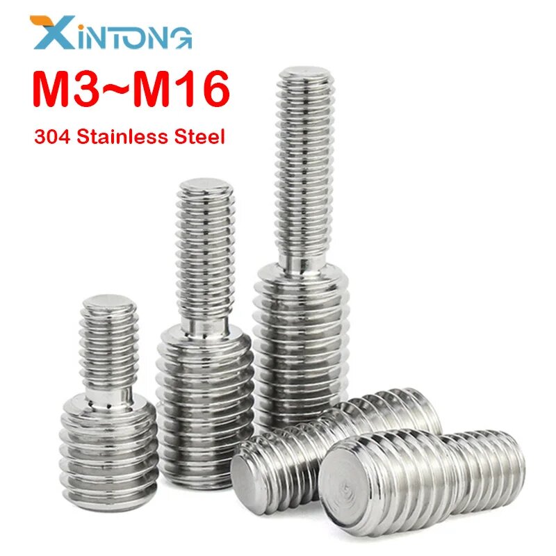 Нержавеющая сталь М3-М16 переходник с резьбой «папа-папа» M5x10-M6x10