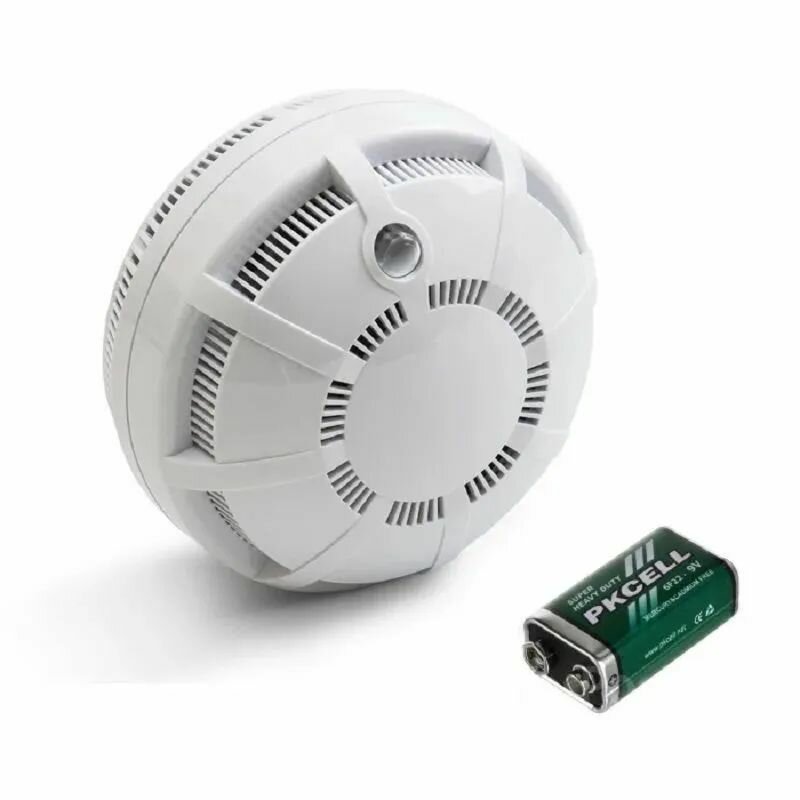 Извещатель пожарный ИП 212-50М "Марко" автономный (30 мкА 7.2-9В 85 дБ 1шт."Крона") Рубеж Rbz-054962