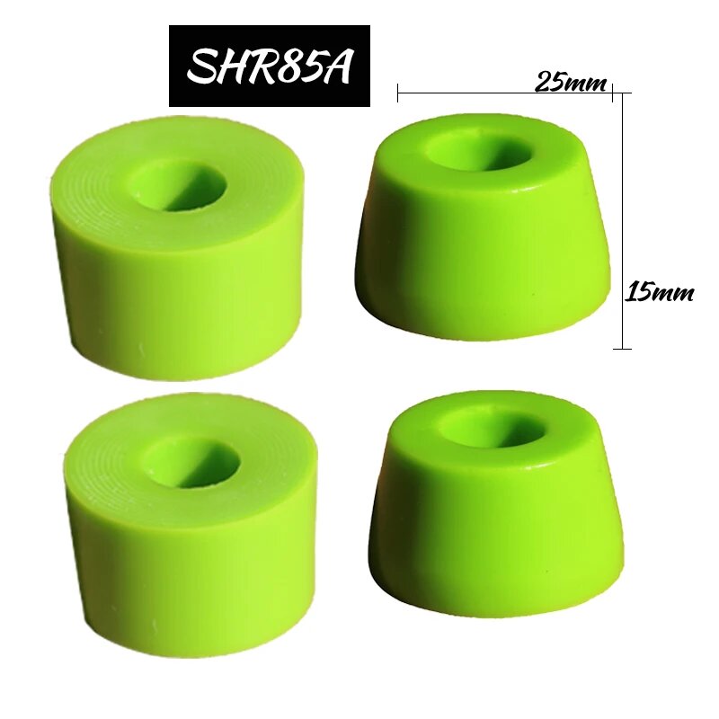 STRIKATE SHR85AA PU втулки для скейтборда Зеленый, SHR85A Grass green