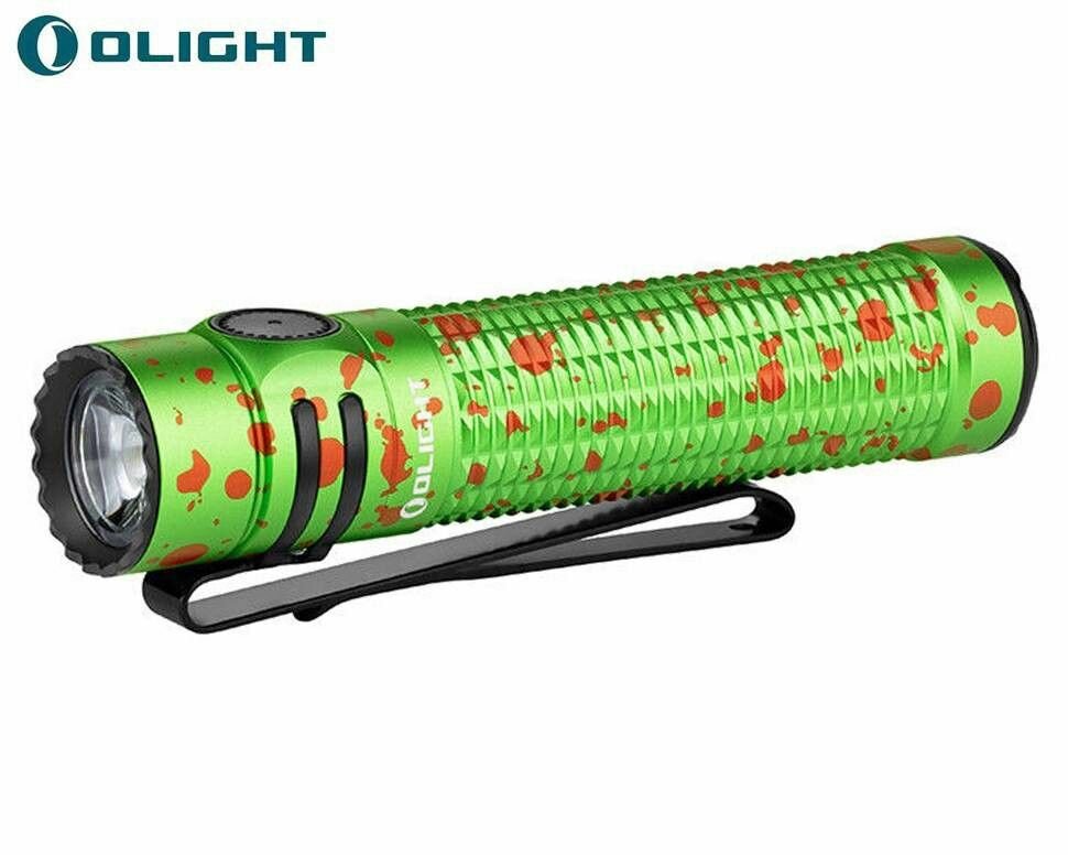 Фонарь Olight Warrior Mini 3 Zombie Green, 18650, Luminus SFT-40, 240 метров, 1750 люмен (Комплект)