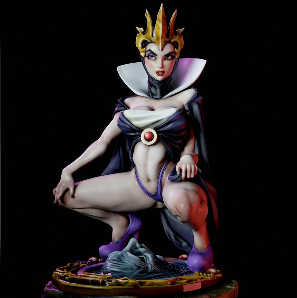 Фигурка Злая королева/Evil Queen Белоснежка и семь гномов. Без покраски. 25 см