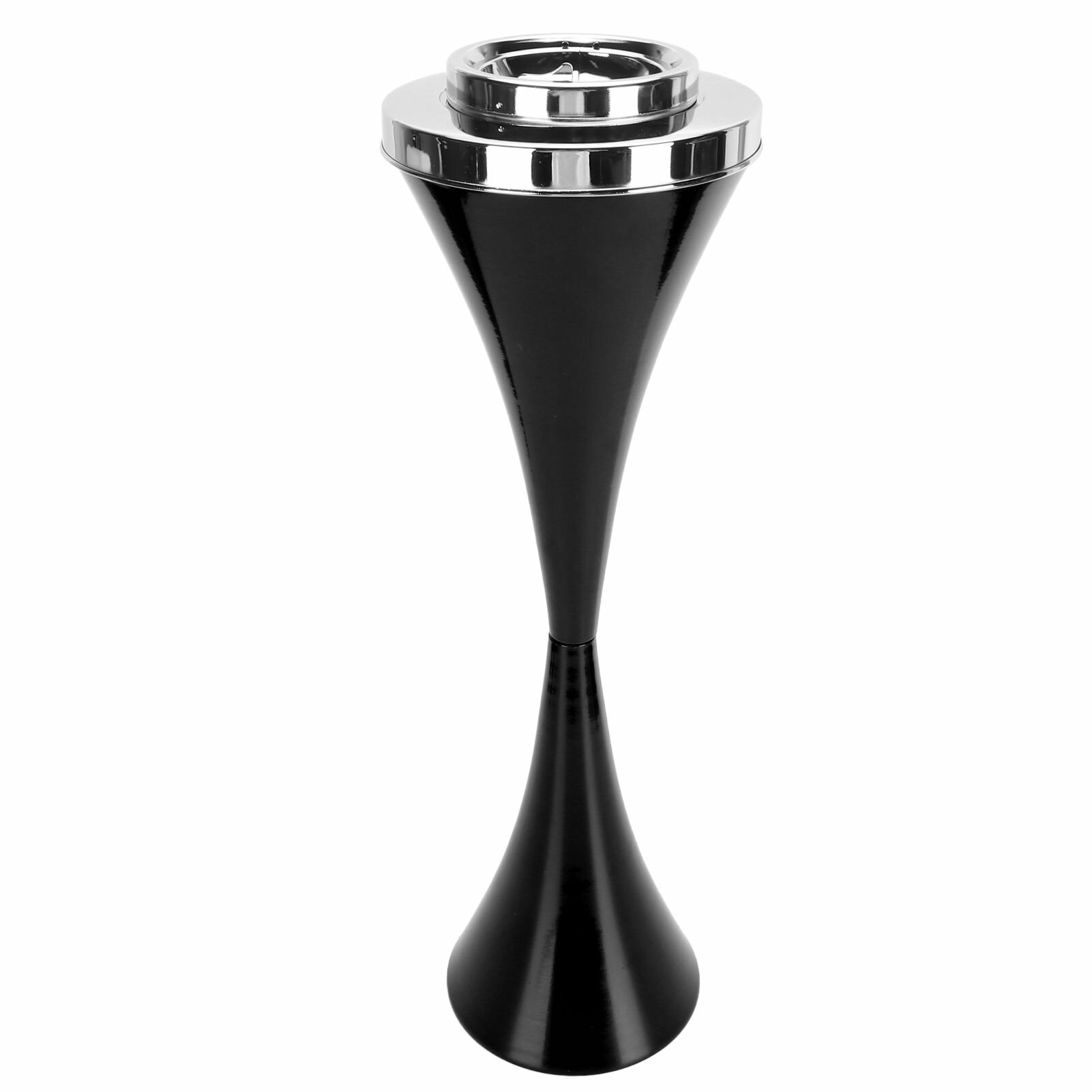 Напольная пепельница Инновационная стильная уличная пепельница с крышкой для дома, патио, лифта, KTV, туалета, гостиной, черного цвета