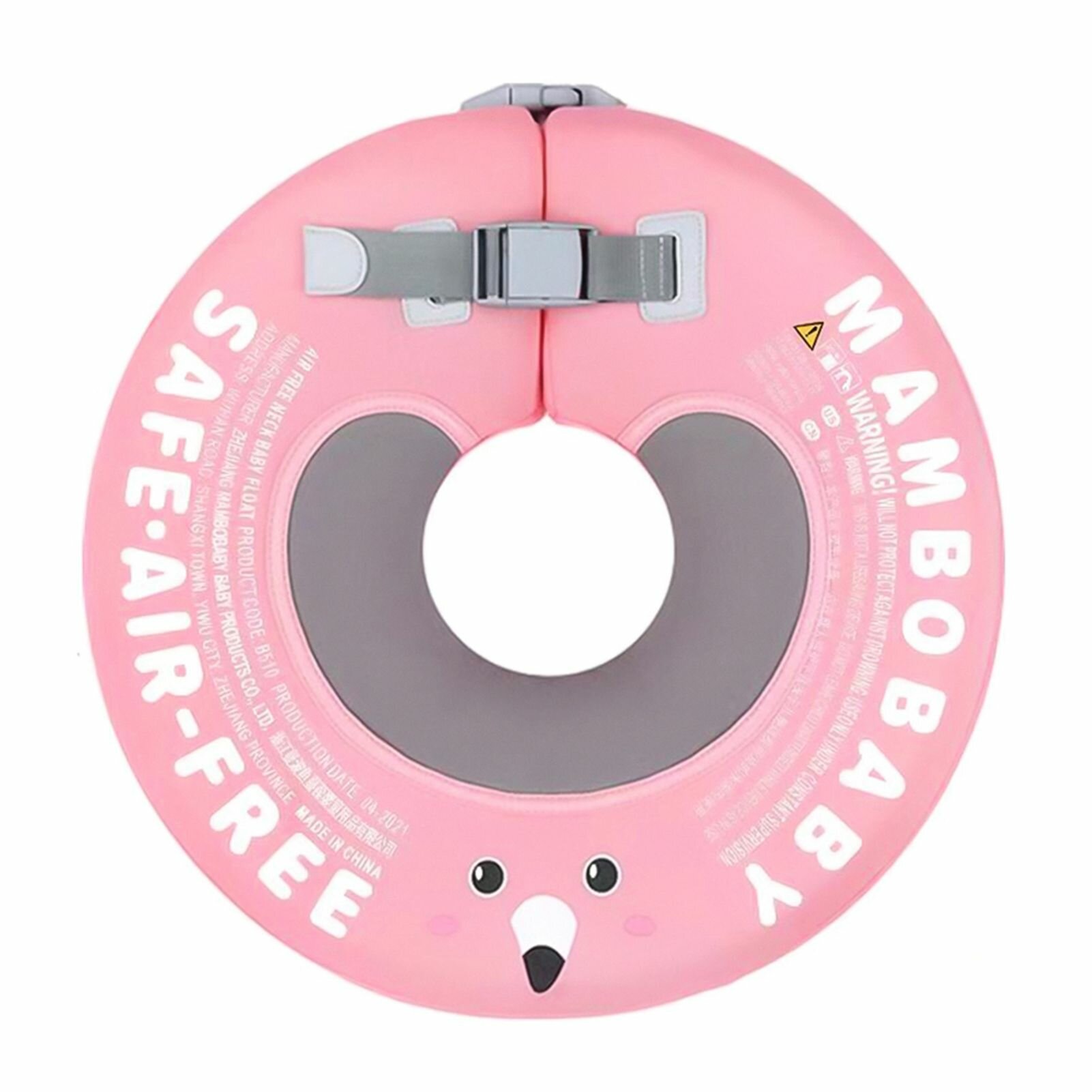 Кольцо для плавания на шее для младенцев, эргономичное толстое регулируемое ненадувное кольцо для плавания на шее для детской ванны для новорожденных до 12 месяцев, мягкое и удобное