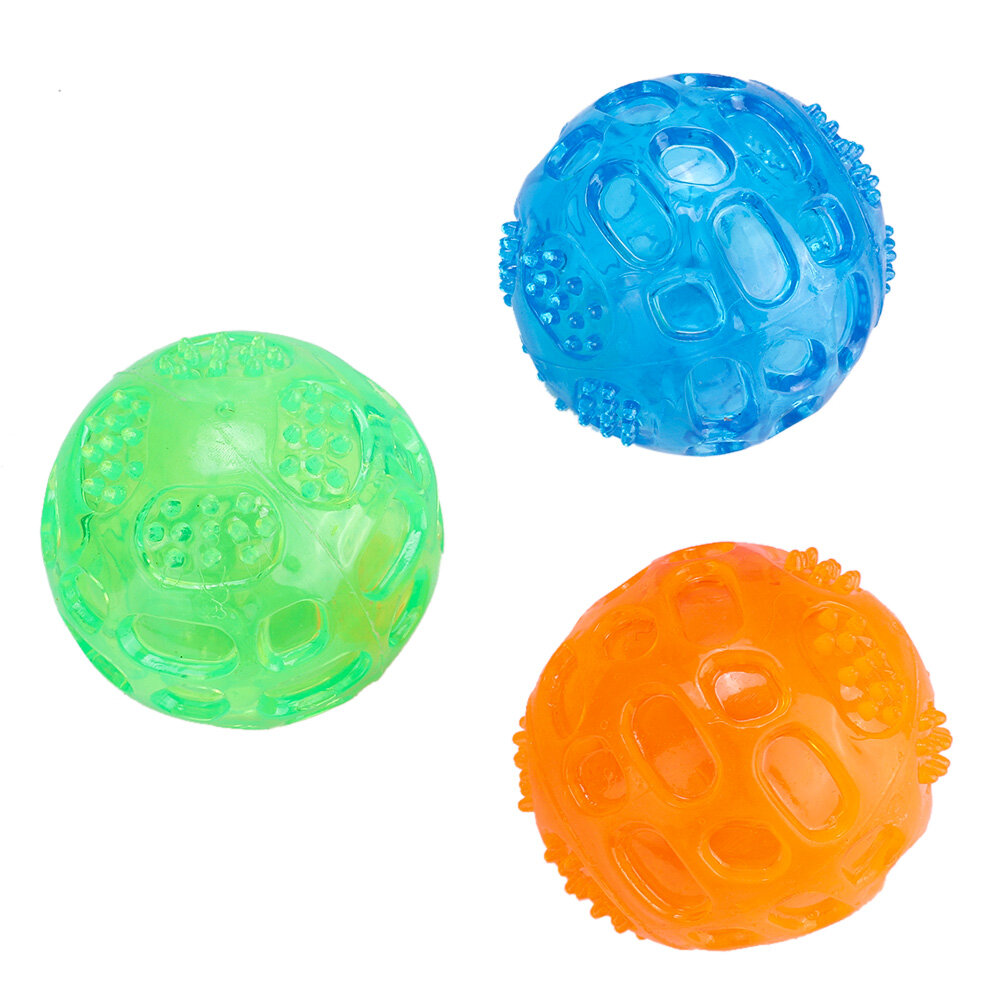 Pet Ball Toy, Concave-Convex Look Non-Toxic Dog Ball, Tooth For Treat Rubber Food