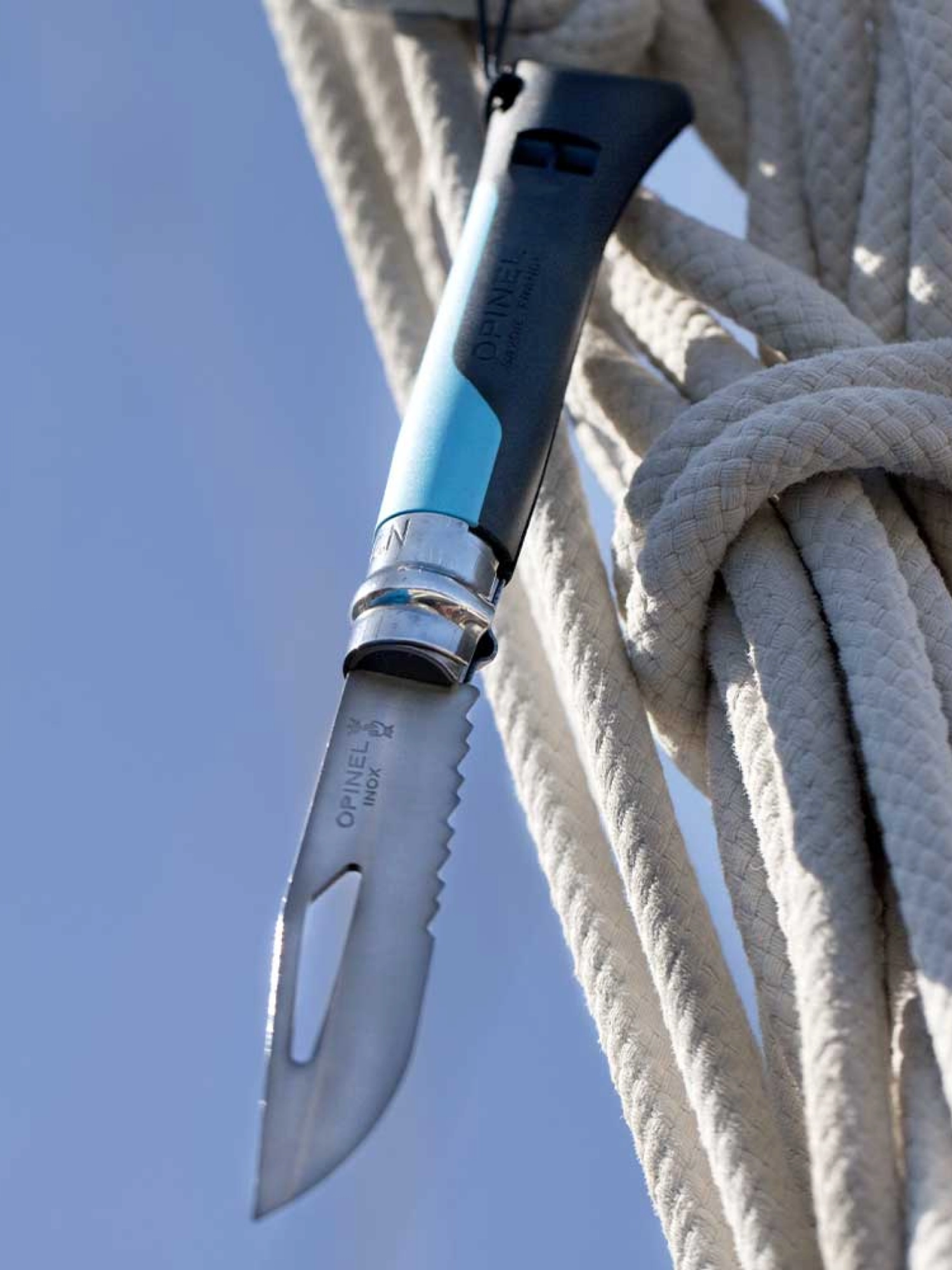 Нож туристический Opinel "Outdoor" №8, серрейторный, складной, замок Virobloc, пластик, 19 см