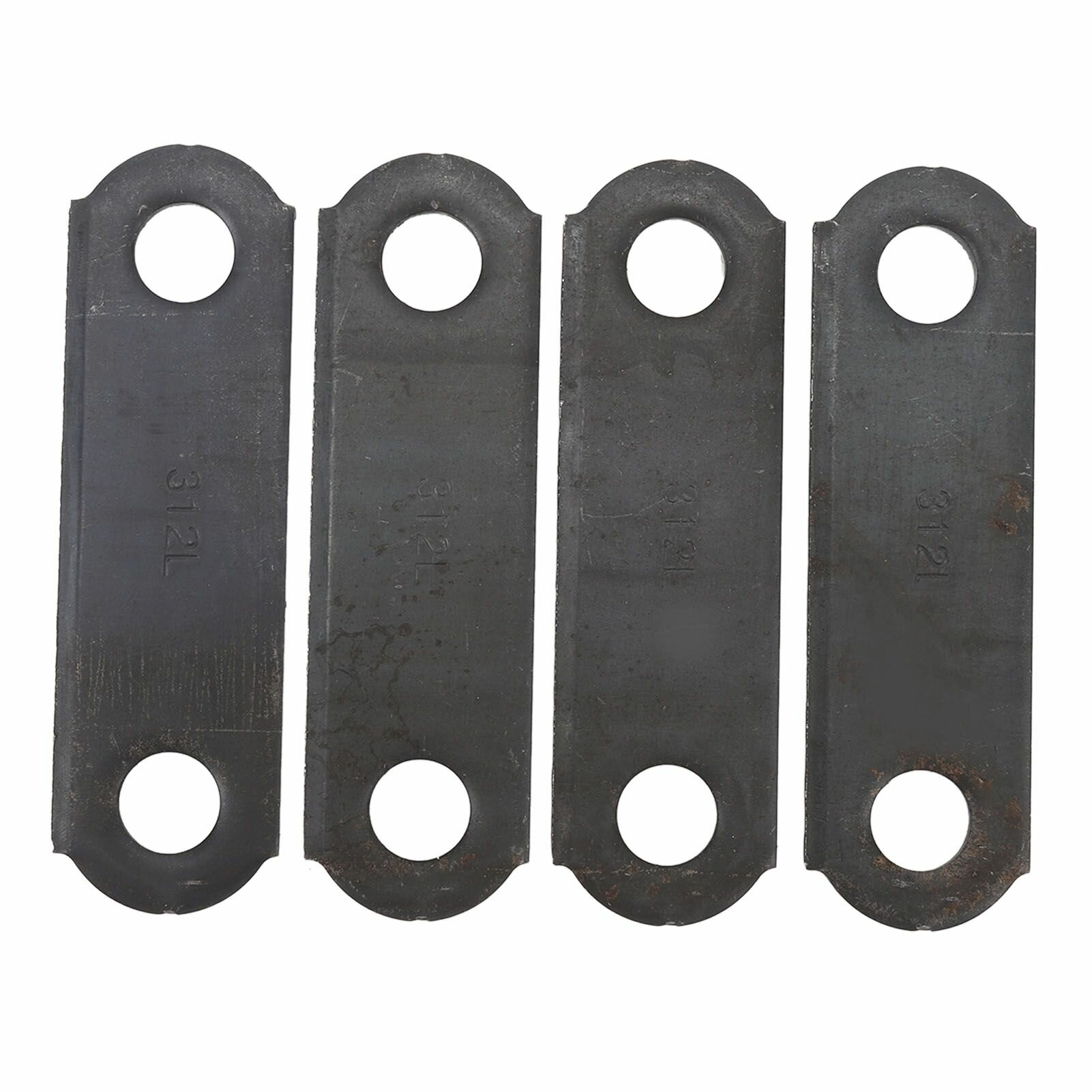 4 шт. звеньев для рессорной скобы прицепа длиной 3 1/8 дюйма, прочная стальная двухрычажная замена листовой рессоры, прочная