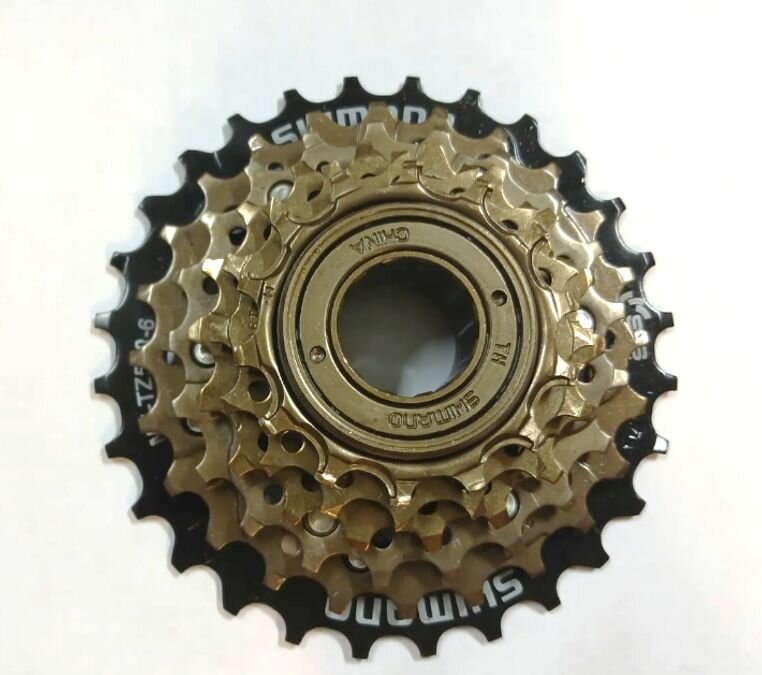 Блок 6-ти звезд Shimano MF-TZ500 серия "TOURNEY", трещетка 14-28Т