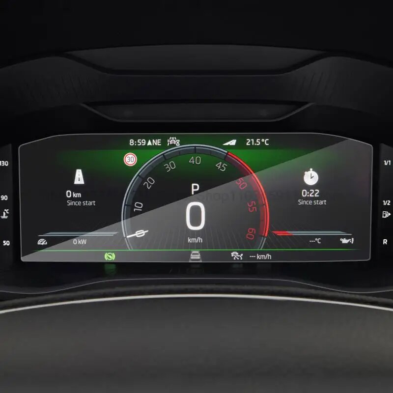 Закаленное стекло для защиты экрана Skoda, стекло для Skoda коломбуса Octavia/kodiaq/Superb/Karoq/Kamiq 10,25 дюйма, автомобильный ЖК-инструмент с защитой от царапин