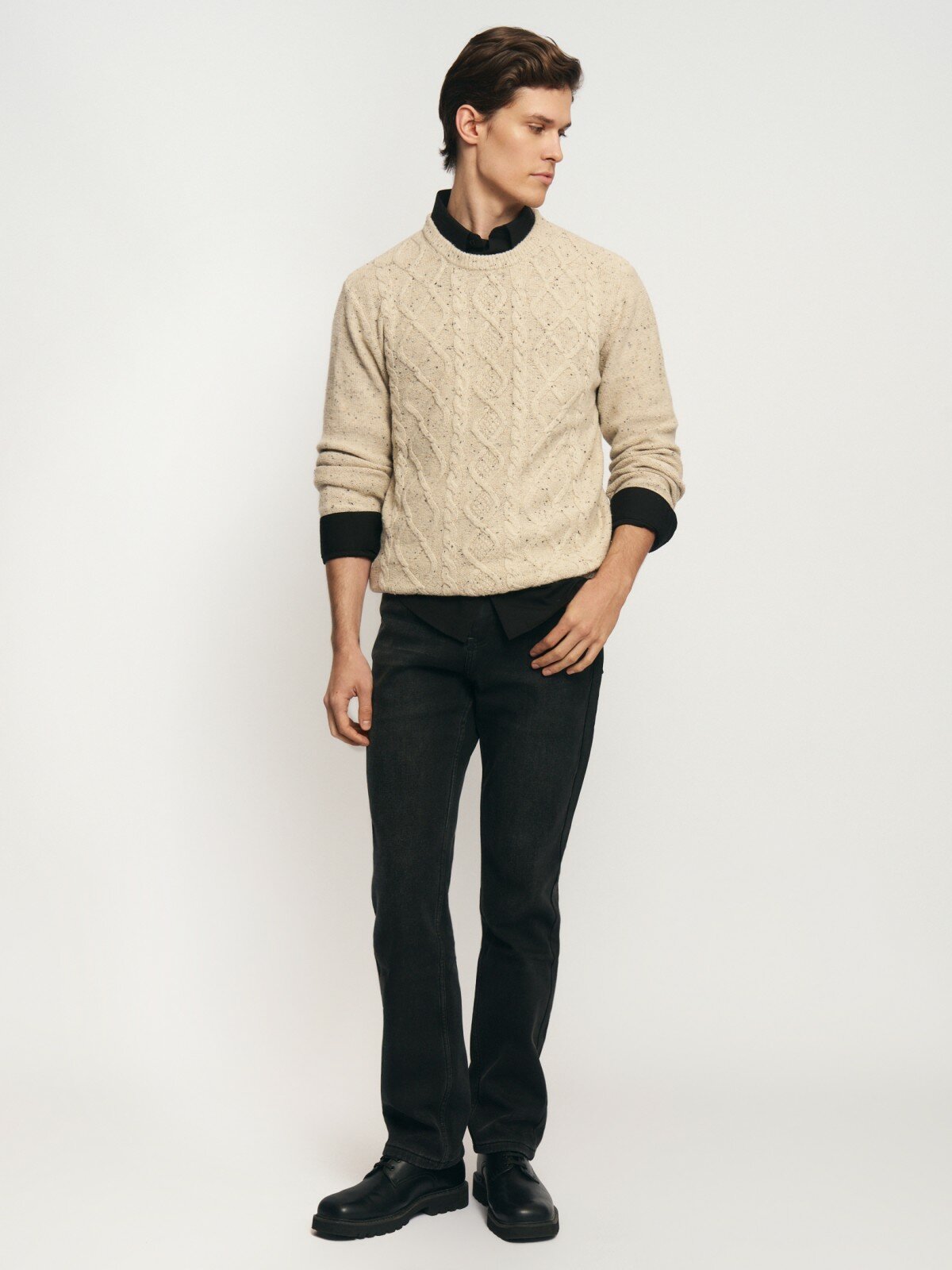 Джинсы трубы 