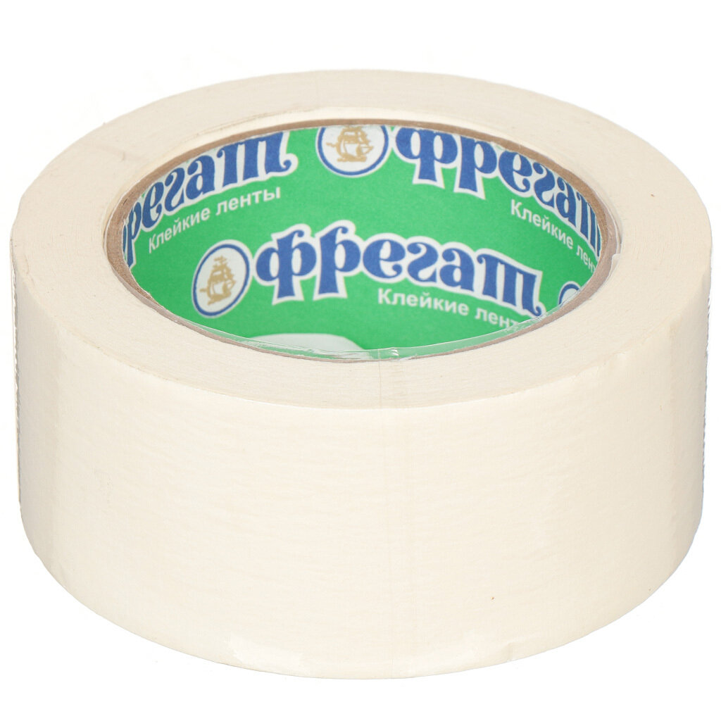 Лента малярная 48 мм, основа бумажная, 40 м, Фрегат, крепированная, КР4840