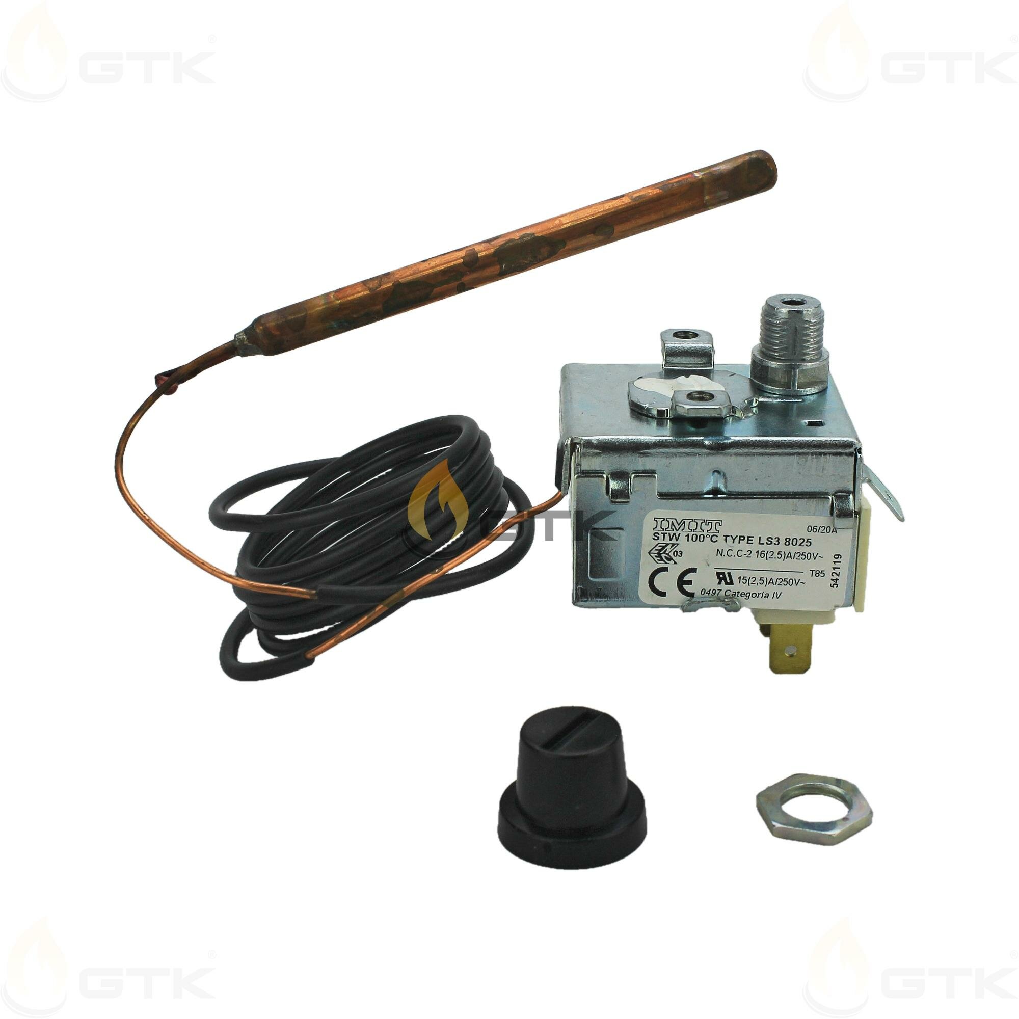Термостат предохранительный Elco LS3 8025 100C 1000мм, 65013841