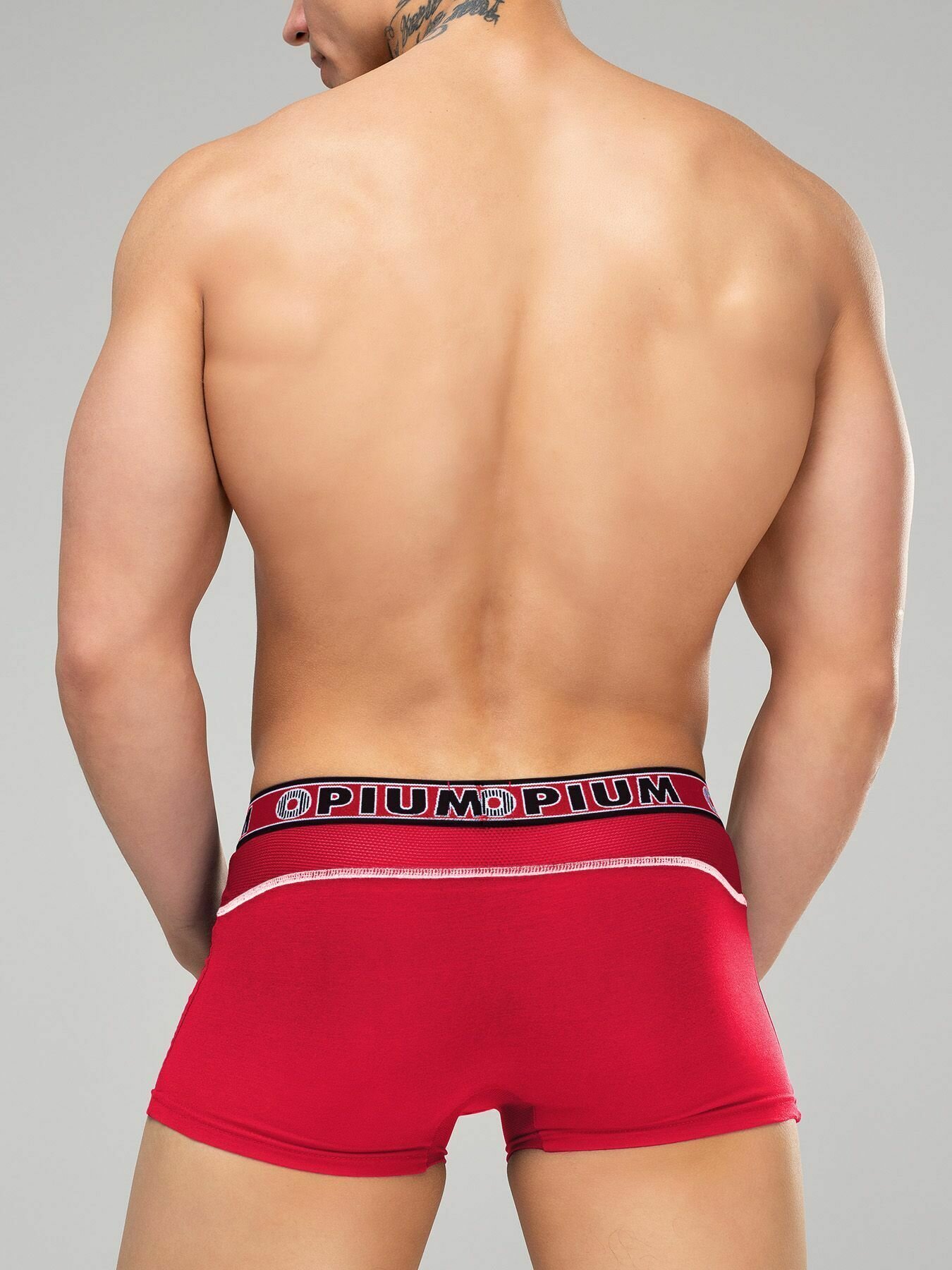 Трусы боксерские Мужские трусы-боксеры с сеткой Opium