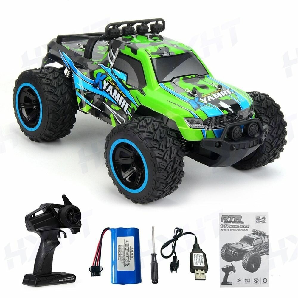 KYAMRC 1:14 Радиоуправляемый Автомобиль Bigfoot Внедорожник Высокоскоростная Машинка Для Бездорожья