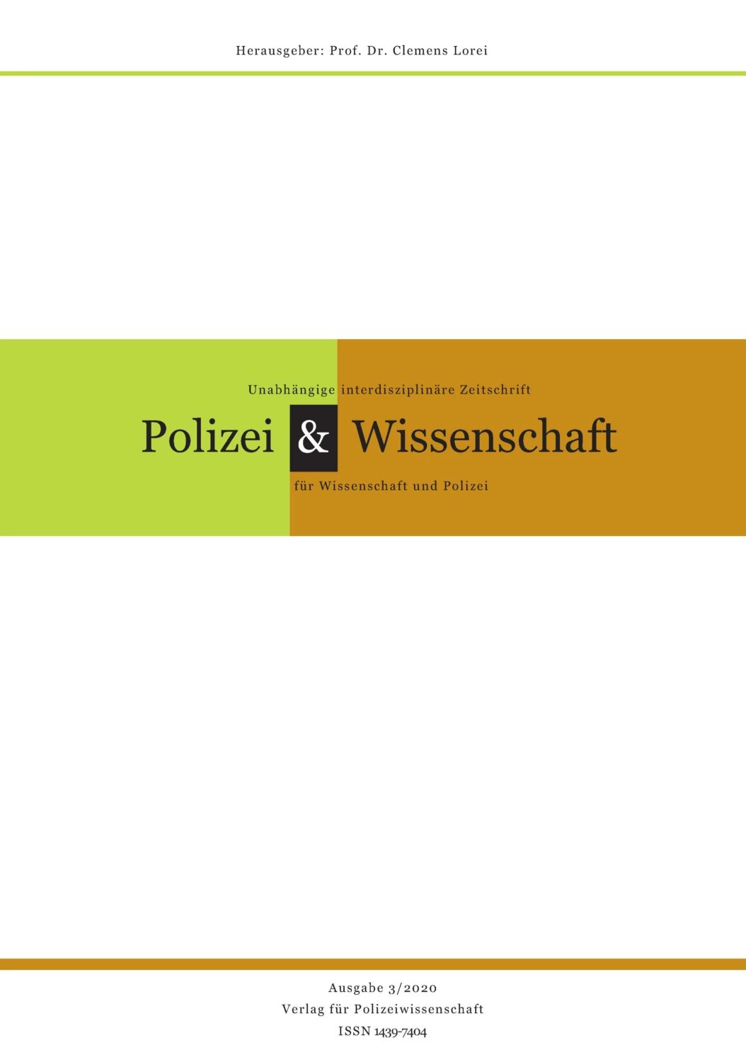 Zeitschrift Polizei & Wissenschaft [Цифровая книга]