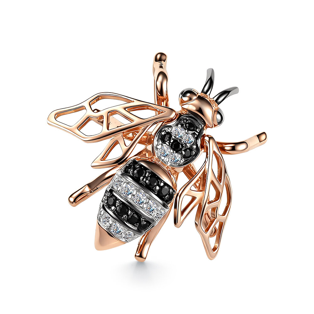 Подвеска Dewi, серебро, 925 проба, родирование, фианит