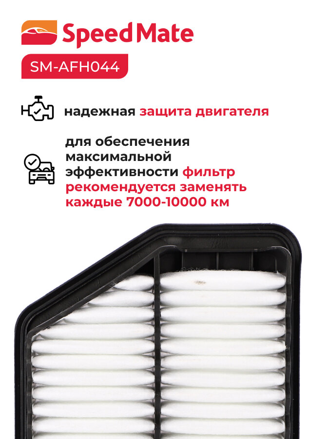Фильтр Возд. Hyundai Elantra (Md, Ud) (2010-), Ix35 (Lm) (2010-)/Kia Sportage (Sl) (2010-)(Speedmate Sm-Afh044) — фото 1