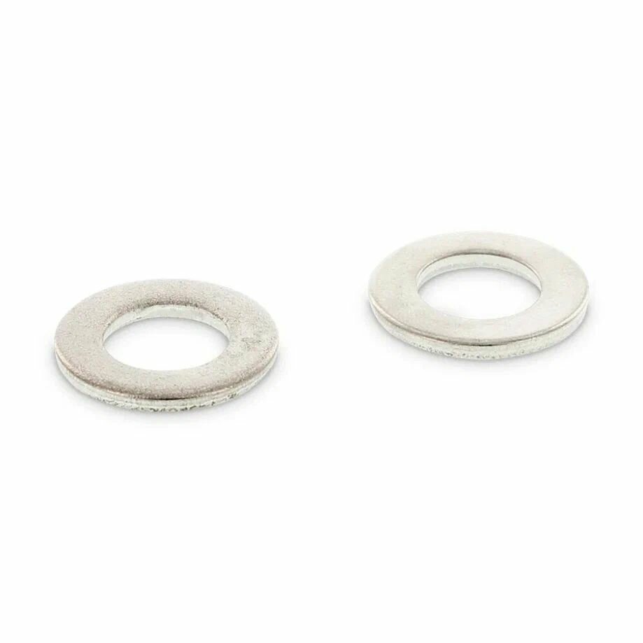 Шайба высокоточная плоская латунная без фаски М6, DIN 125, А2, 10 шт