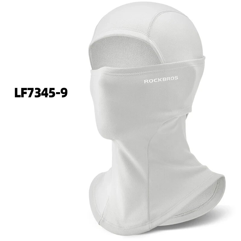 ROCKBROS Термоветрозащитная балаклава из полиэстера Белый, LF7345-9