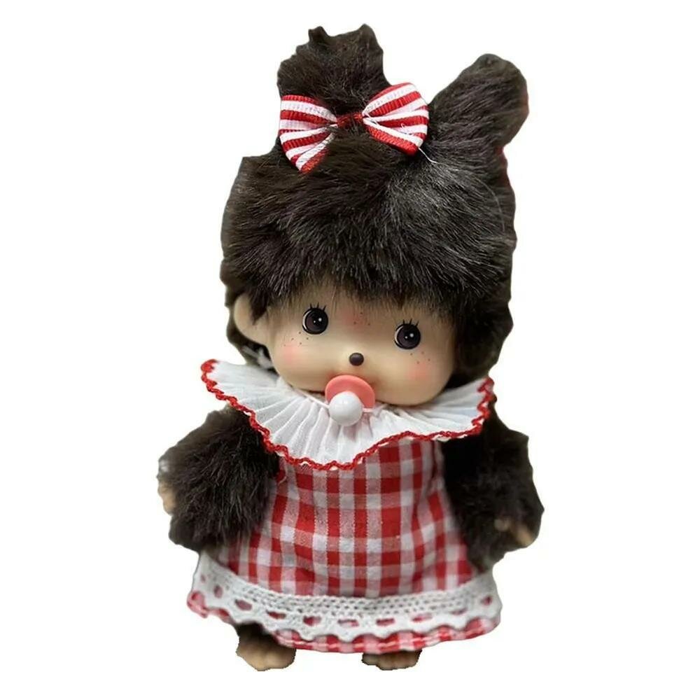 15CM Monkey Qi мягкая игрушка маленького размера плюшевая подвесная украшение, материал пух ПП, размер 15см, цвет как на картинке, в комплект входит 1 штука плюшевая игрушка