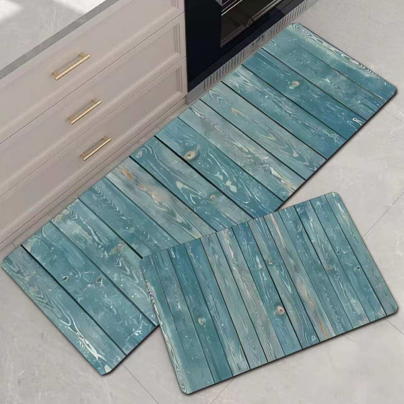 Кухонный ковер LBSX, бытовой, складной, прямоугольный, 50*80 см+50*200 см