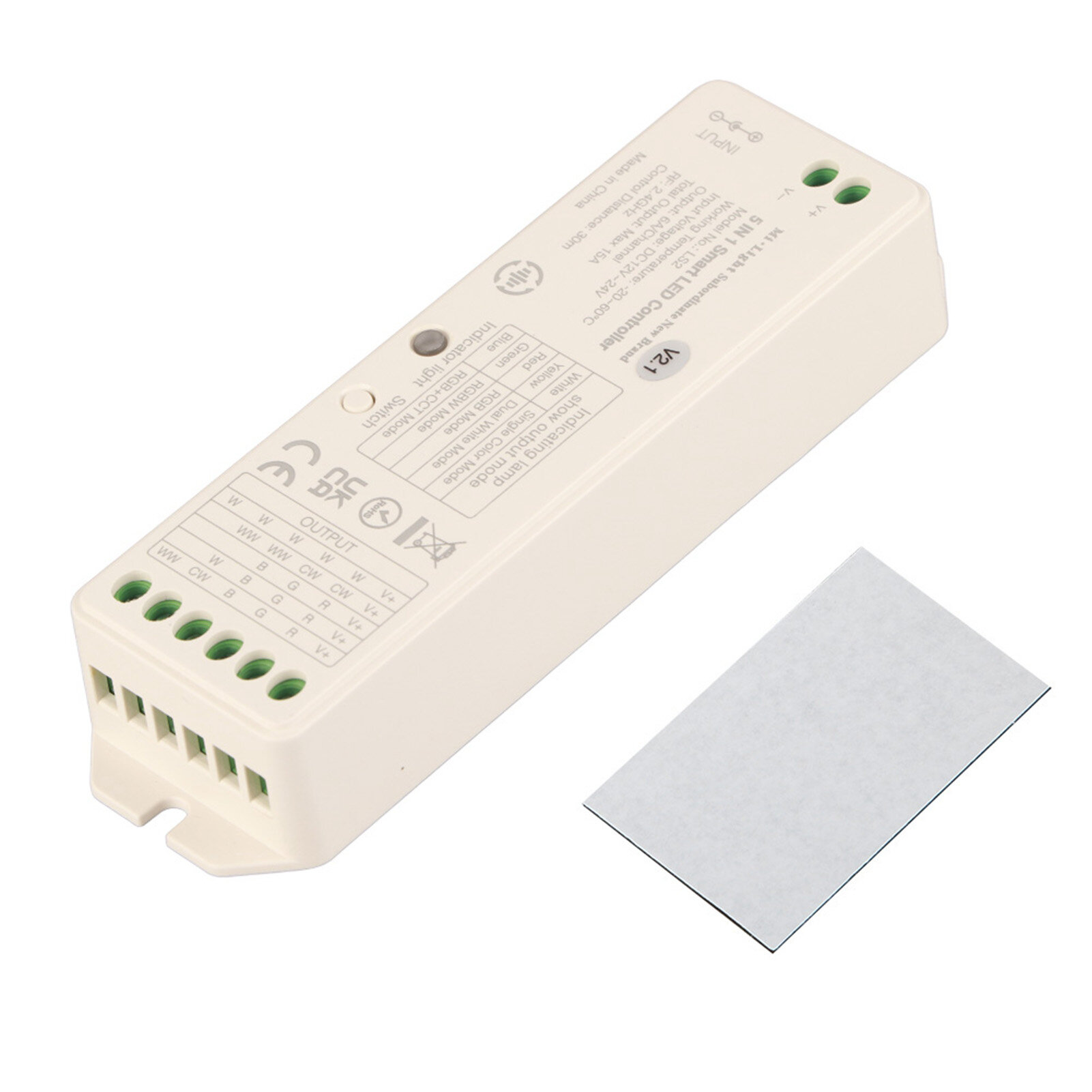Контроллер светодиодов Milight 5 в 1 для одноцветной RGB/RGBw RGB+CCT ленты