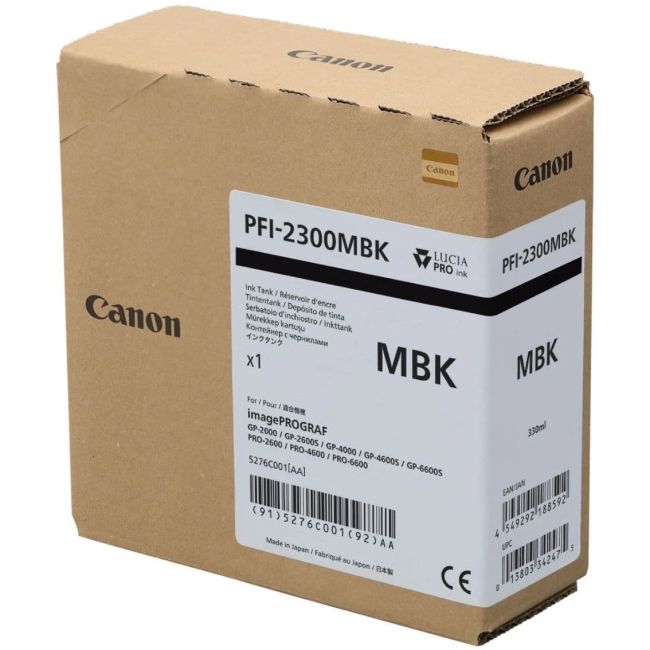 Canon 5276C001 Картридж/ CANON INK PFI-2300 MBK