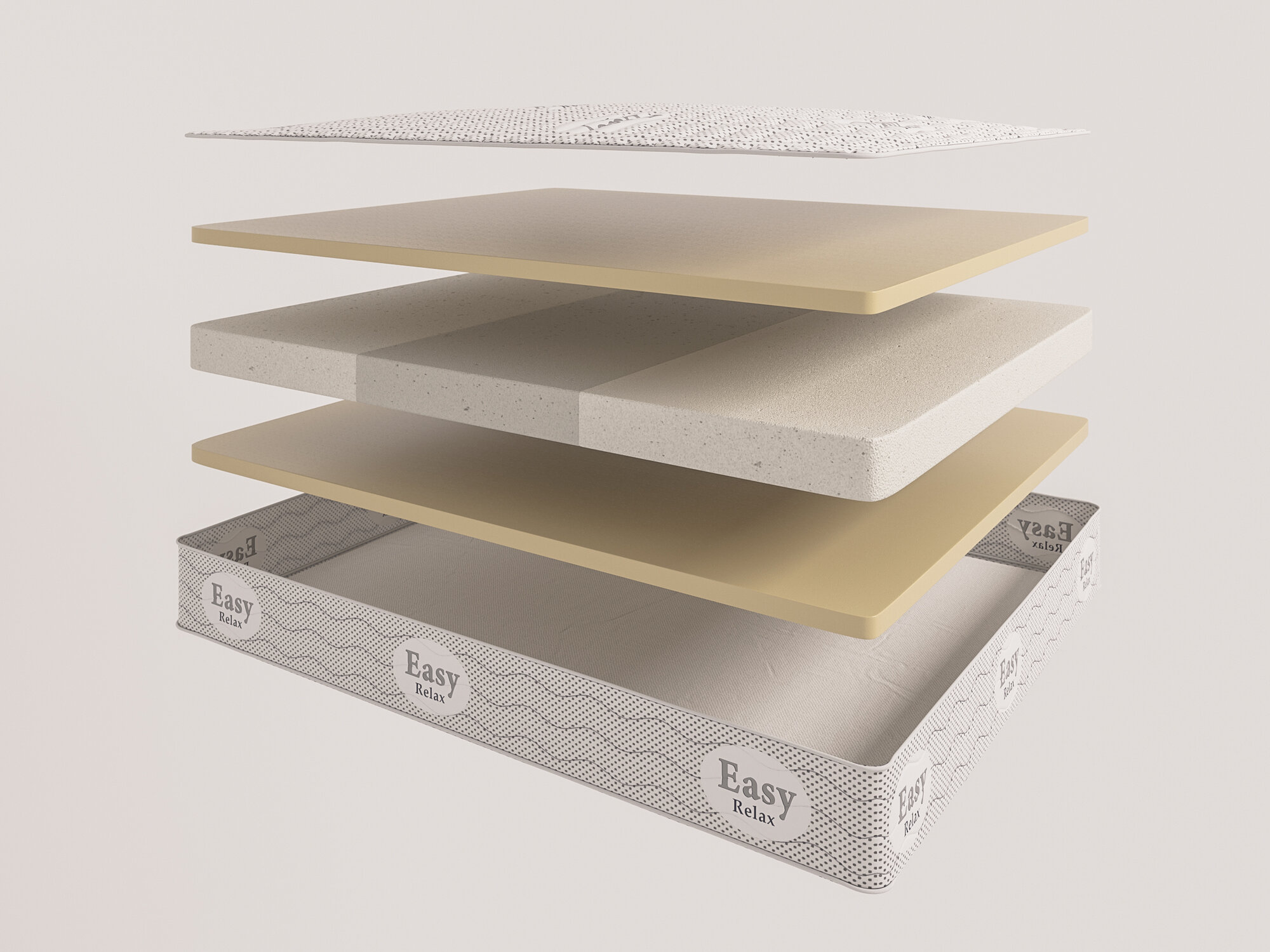 Матрас Evita Transform Visco Duo 4 160х200 серии Transform высота 19 см анатомический средней жесткости Беспружинный